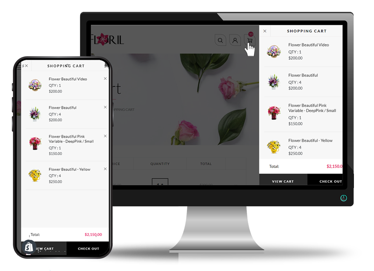 Create Slide Out Cart on Header | Shopify Solutions EcomHeroes – Ecomheroes