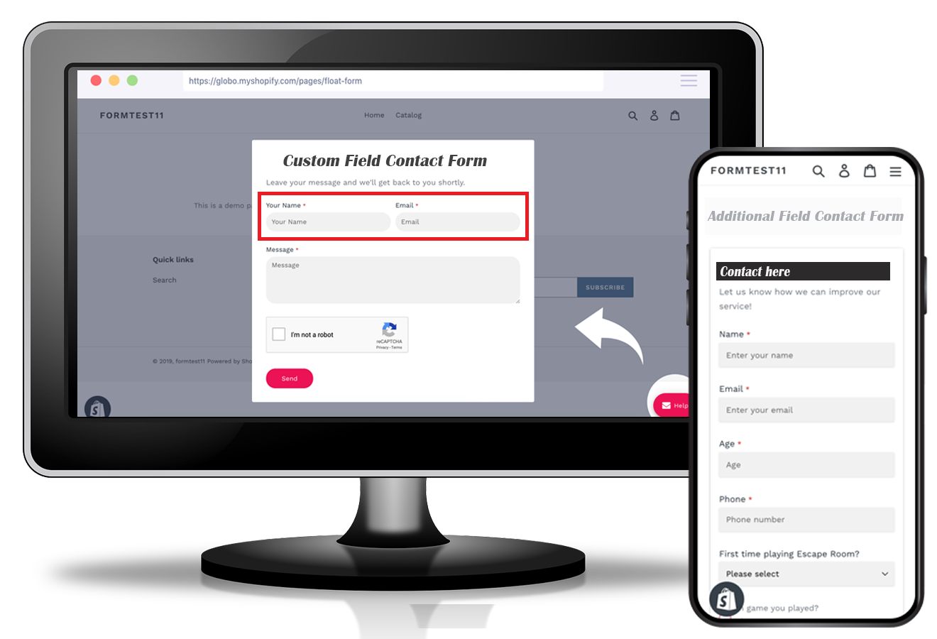 Additional Field in Contact Us Form – Ecomheroes